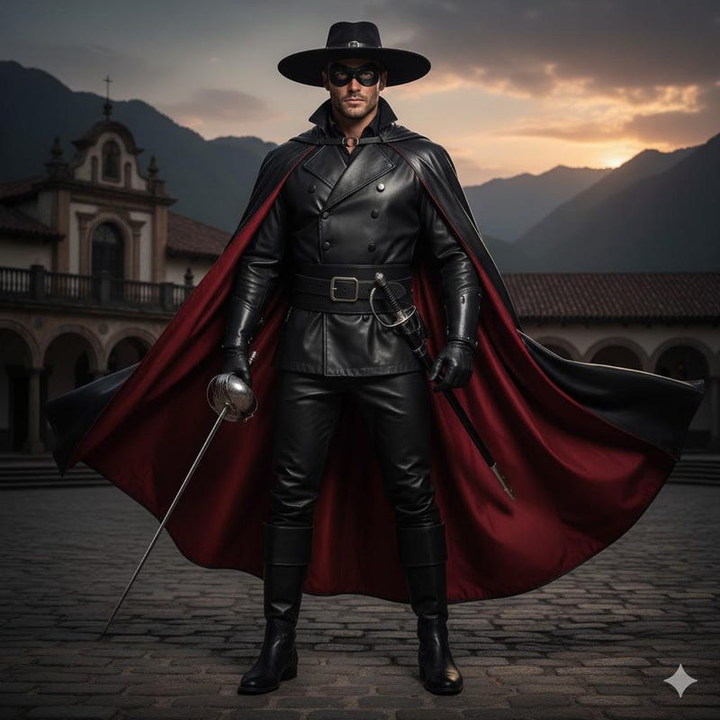 Zorro Costume Mask - Etsy