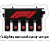 F1 Sticker George Russell Opening Pose 2023 F1 Merch, Formula 1 Sticker ...