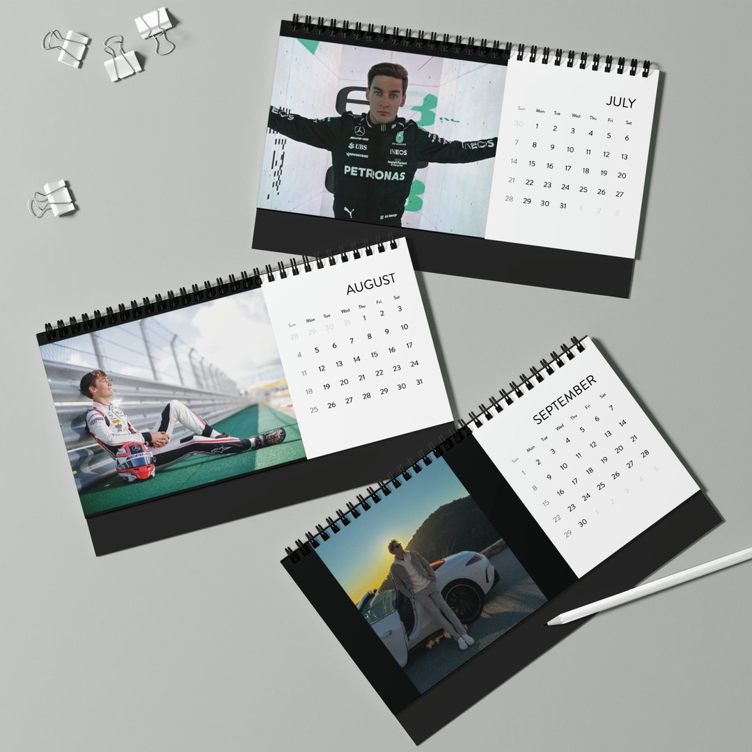 F1 Calendar George Russell Calendar Formula 1 Calendar, F1 Gifts - Etsy