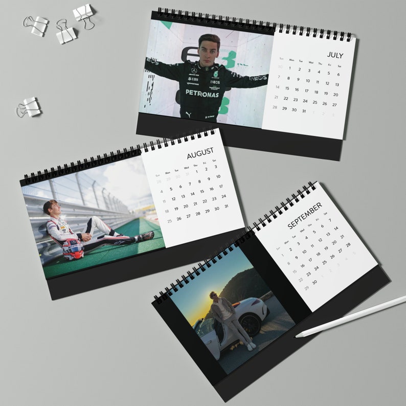 F1 Calendar George Russell Calendar Formula 1 Calendar, F1 Gifts - Etsy