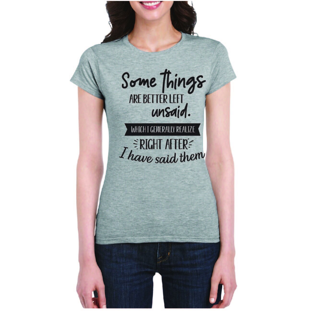 Some Things Are Better Left Unsaid Meme T-shirt Funny Soft - Etsy