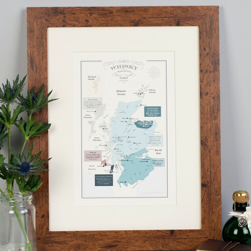 Whisky Map | Etsy