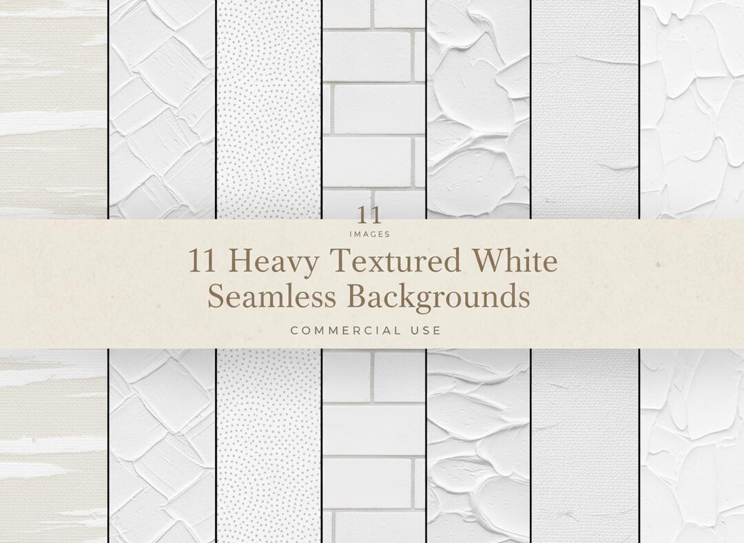 Heavy White Textured Seamless Backgrounds 11 JPG 4096x4096 Painted ...