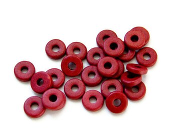 Ceramic Disc Beads - Etsy