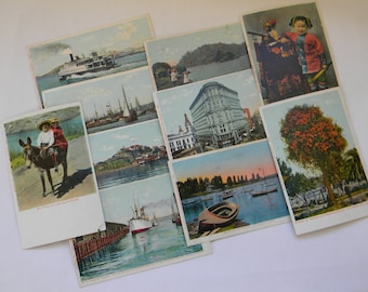 Lithograph Postcard | Etsy