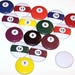 Pool Balls Pins (16 Pack), Pocket Billiards Pinbacks, Pool Party Favors ...