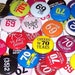 70th Birthday Pins (10 Pack) Turning 70 Party Favors Pinback Buttons 1 ...