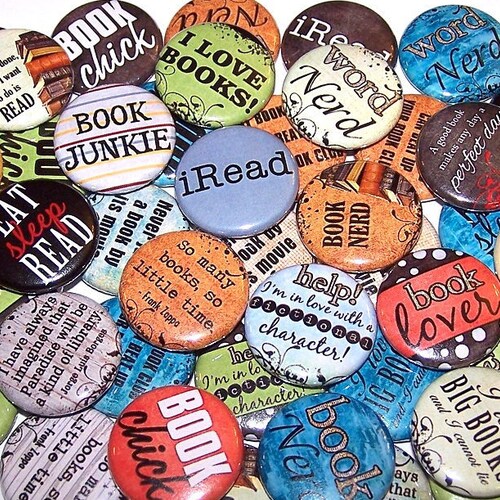 Book Lover Pins 10 Pack Reading Pinback Buttons Books - Etsy