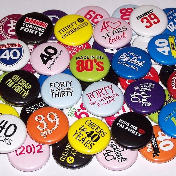 40th Magnets - Etsy