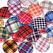Tartan Plaid Pins 10 Pack, Scottish Plaid Pinback Buttons, 1 or 1.5 or ...