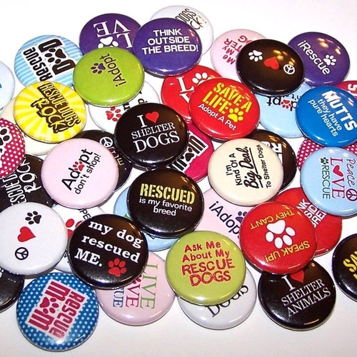Dog Lover Pins 10 Pack 1 or 1.5 or 2.25 - Etsy