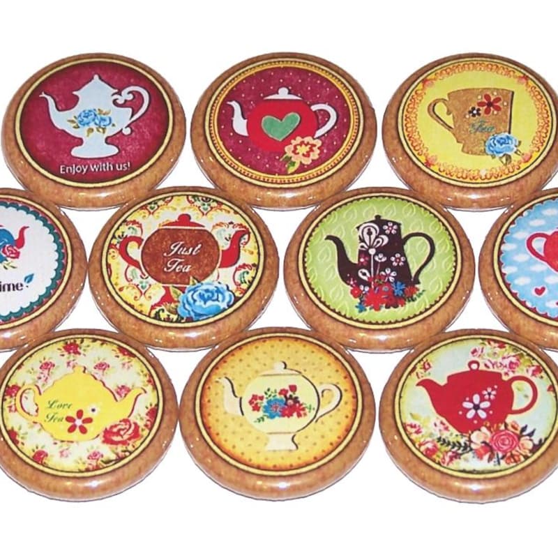 Teapot and Cup Pins - Etsy