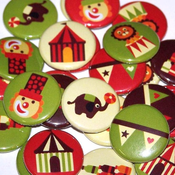 Circus Buttons - Etsy