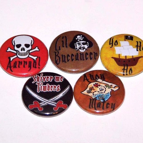 Pirate Buttons - Etsy