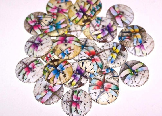 Colorful Dragonfly Pins 10 Pack Dragonflies Party Favors | Etsy