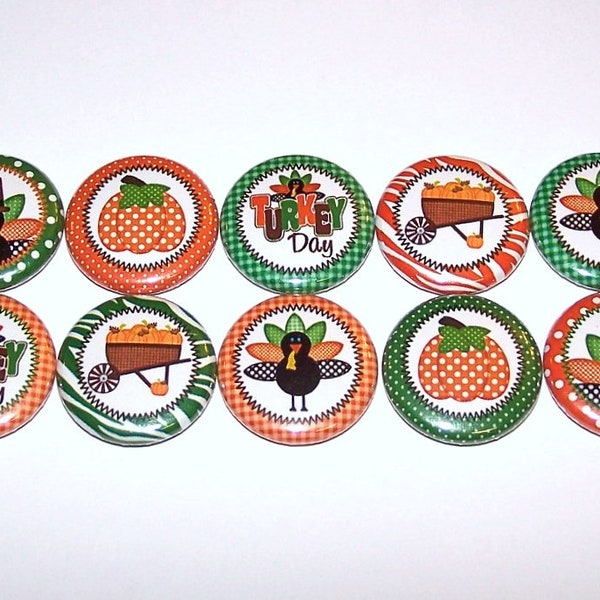 Thanksgiving Buttons - Etsy