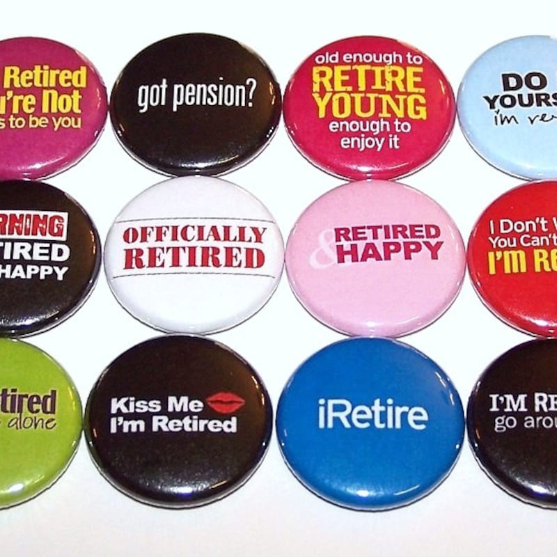 Retirement Pins - Etsy
