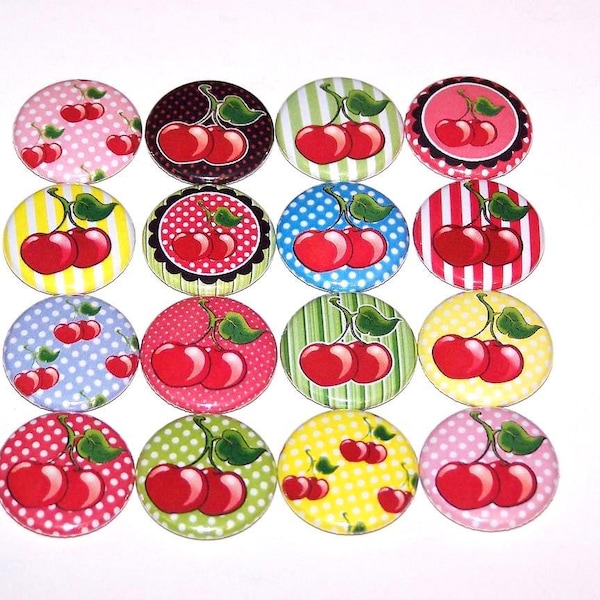 Cherry Buttons - Etsy