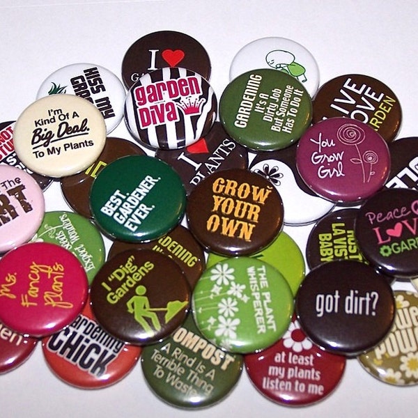 Garden Buttons - Etsy