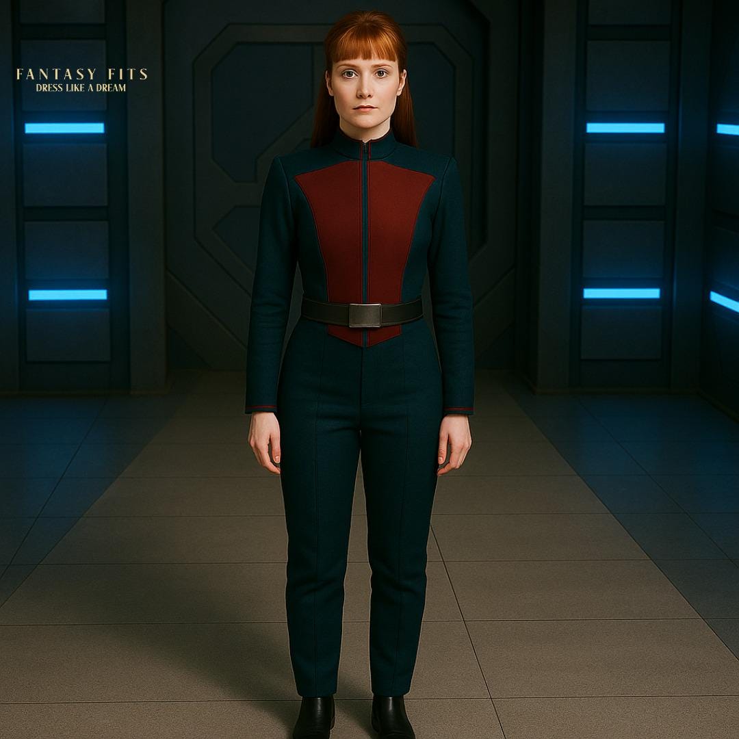 Starfleet Officer Cosplay Uniform | Sci-fi Jumpsuit for Women ...