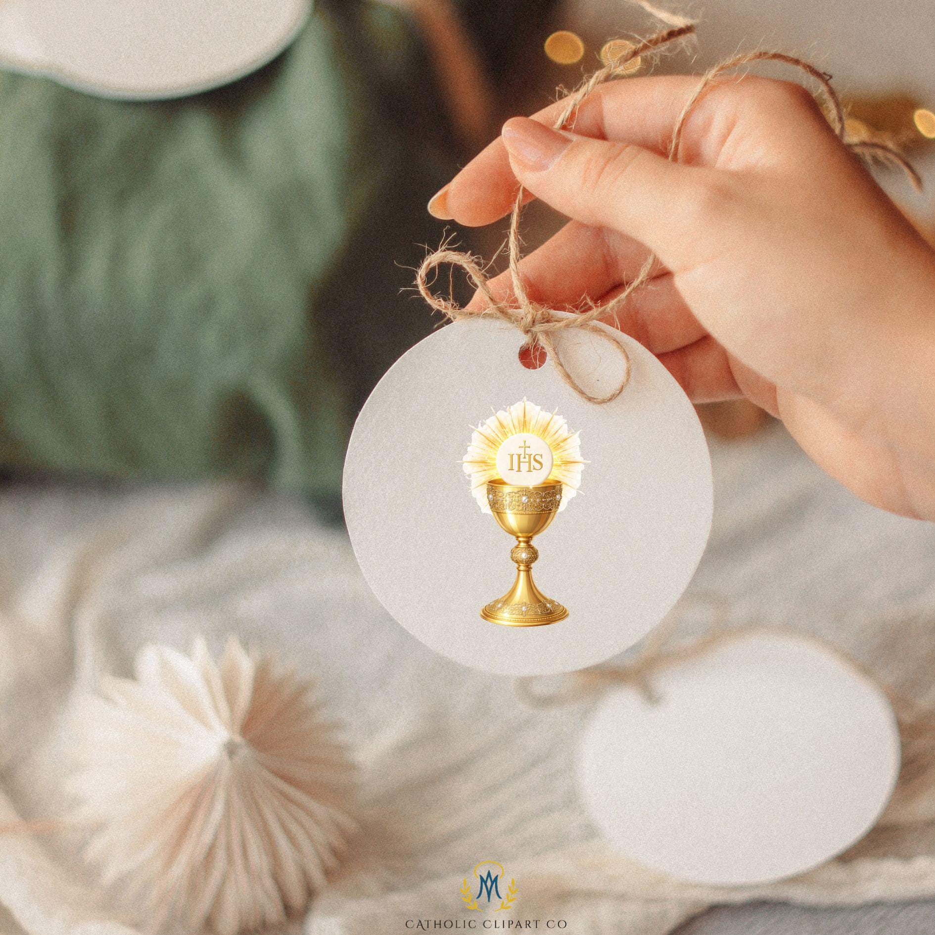 First Holy Communion Clipart, Catholic Host & Chalice IHS Symbols ...