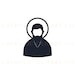 Catholic Saint Clipart Bundle | Saint Outline SVG PNG JPG | Religious ...
