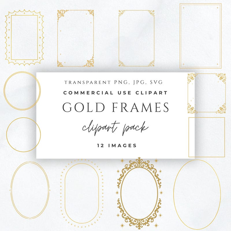 Ornate Gold Frames - Etsy