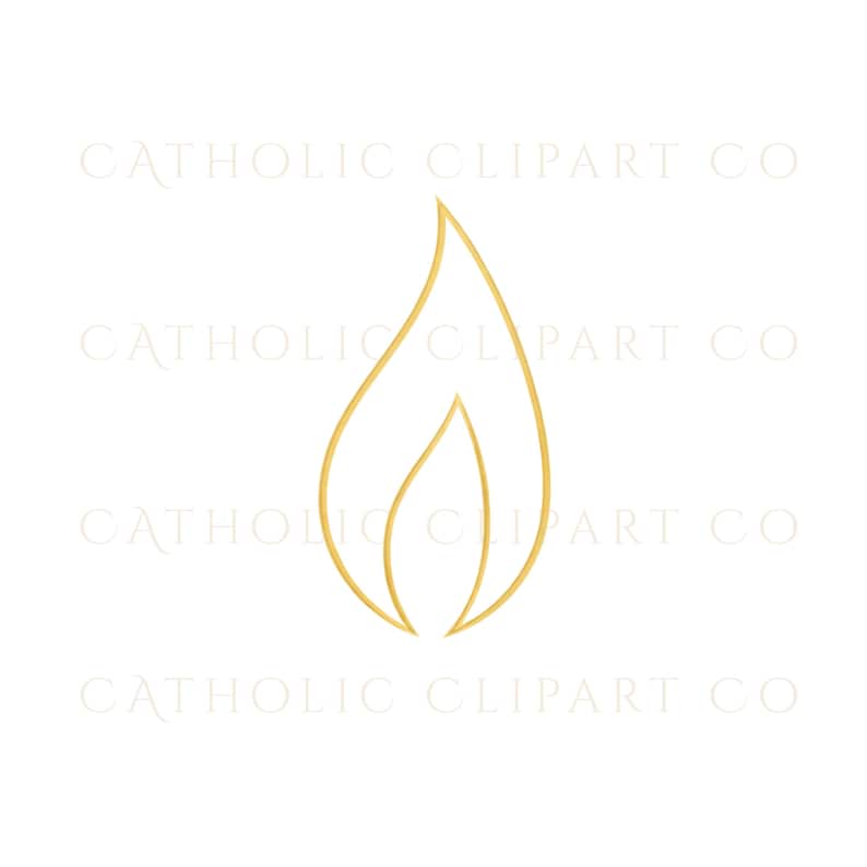 Confirmation Clipart Pack, Catholic Holy Confirmation Gold Dove Flame ...