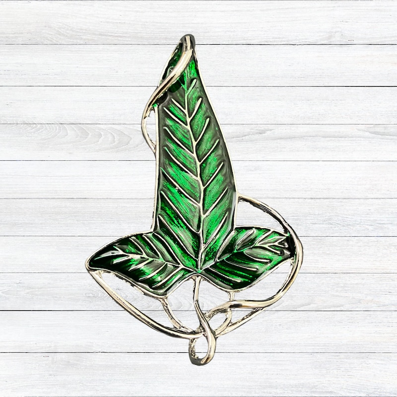 Elven Leaf Brooch - Etsy