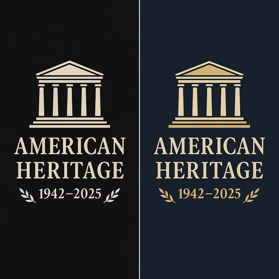 Neoclassical Courthouse Logo PNG | American Heritage Emblem | Classic ...