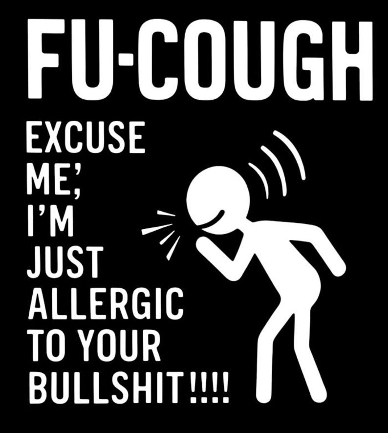 FU-COUGH Png File 5 COLORS - Etsy