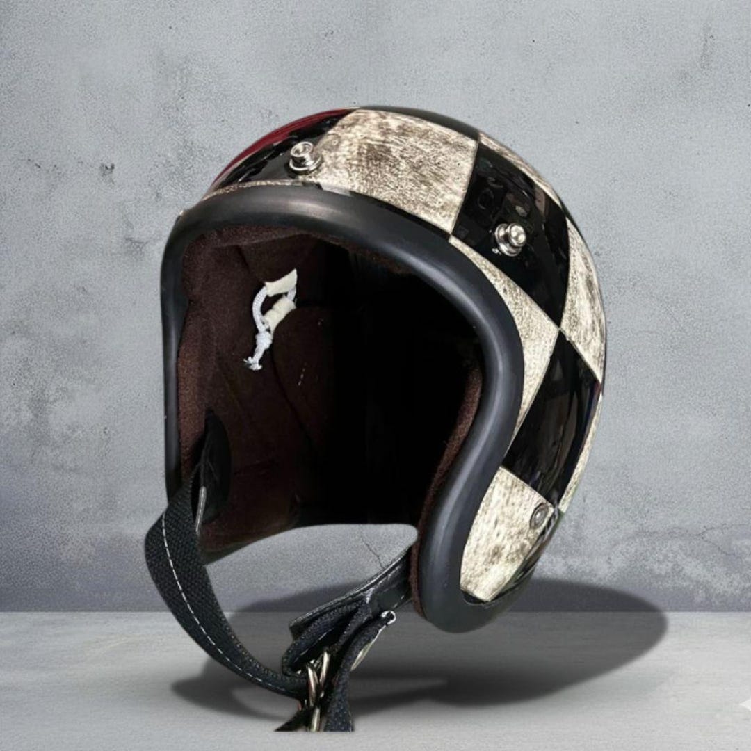Slimhead 500TX Custom Fiber Helmet Handmade Motorcycle Style Retro - Etsy