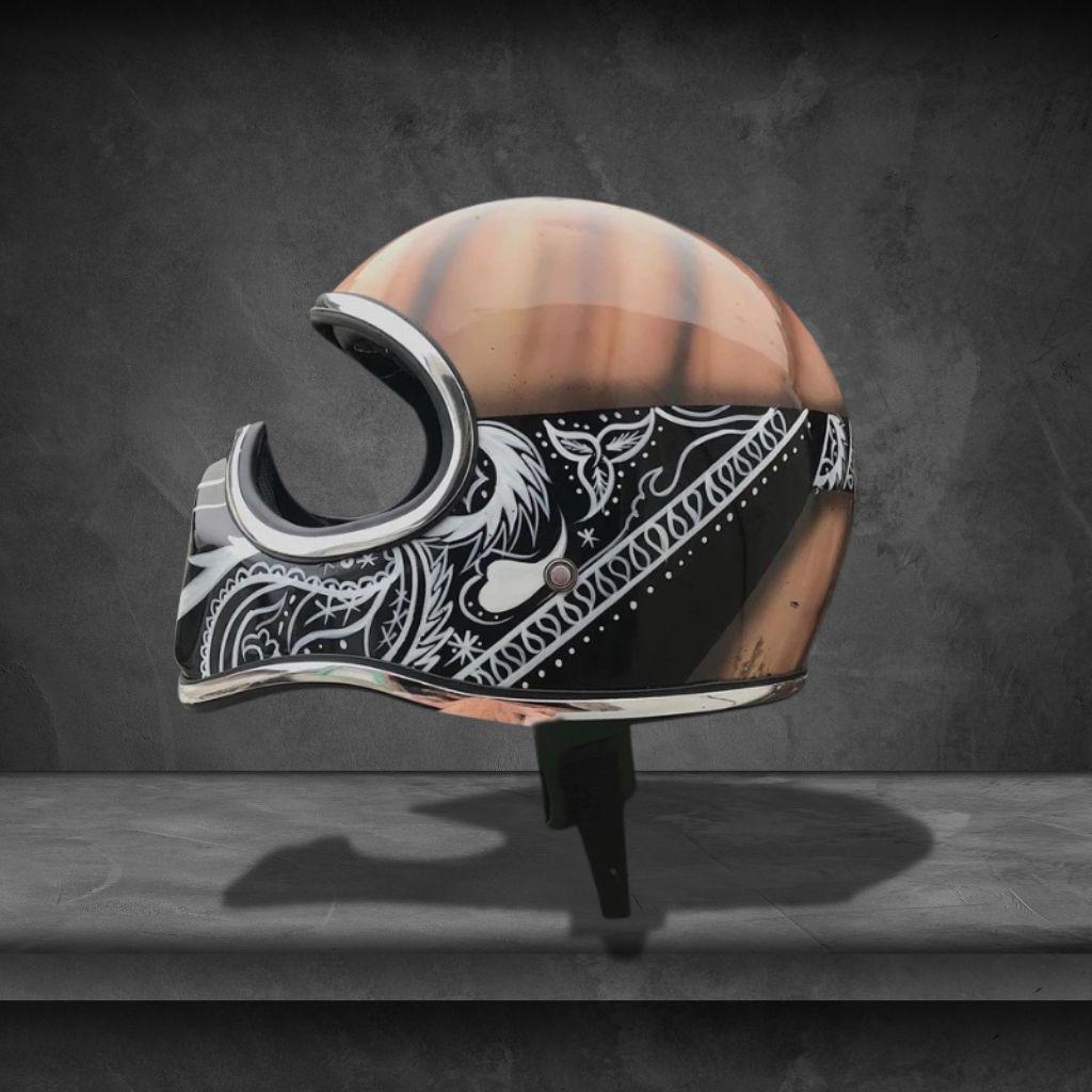 Cakil Helmet Patina Bandana - Cakil Helmet Handmade Motorcycle Style ...
