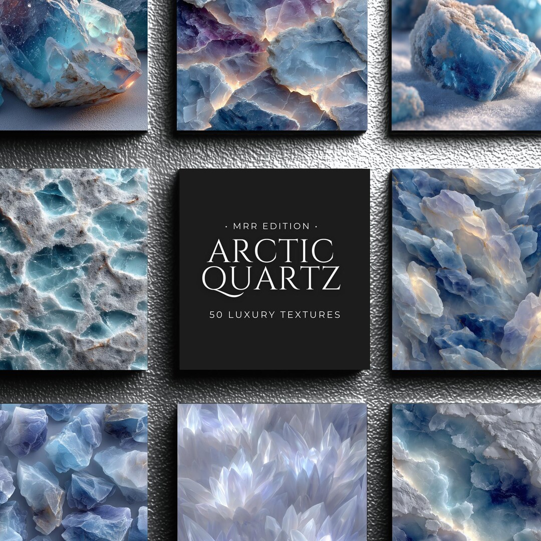 Arctic Quartz MRR Edition Luxury Texture Backgrounds – Digital Paper ...