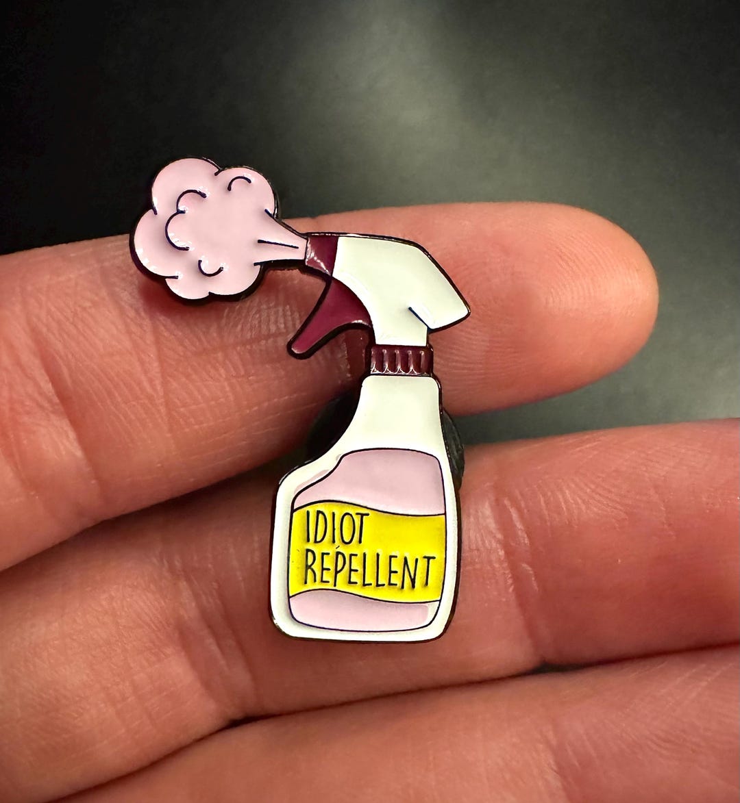 Funny Enamel Pin Badge Funny Pins Sarcastic Silly Pin Backpack Enamel ...