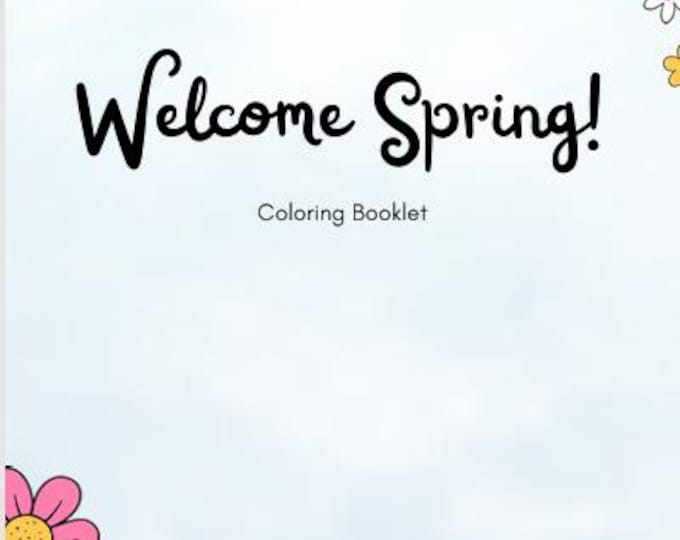 Easy Spring Flowers Coloring Pages for Kids, 3 Fun Bold Toddler ...