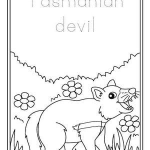 Australian Animals Coloring Book: Aussie Wildlife Art (PDF Pattern) - Etsy