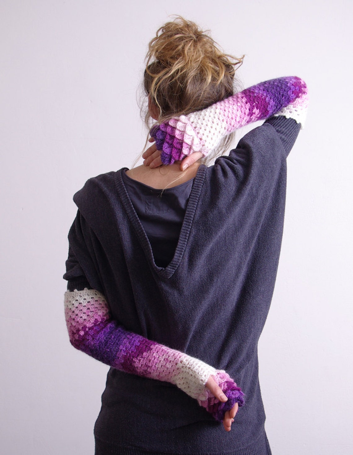 Fingerless Gloves Knit Womens Gloves Long Fingerless Gloves - Etsy