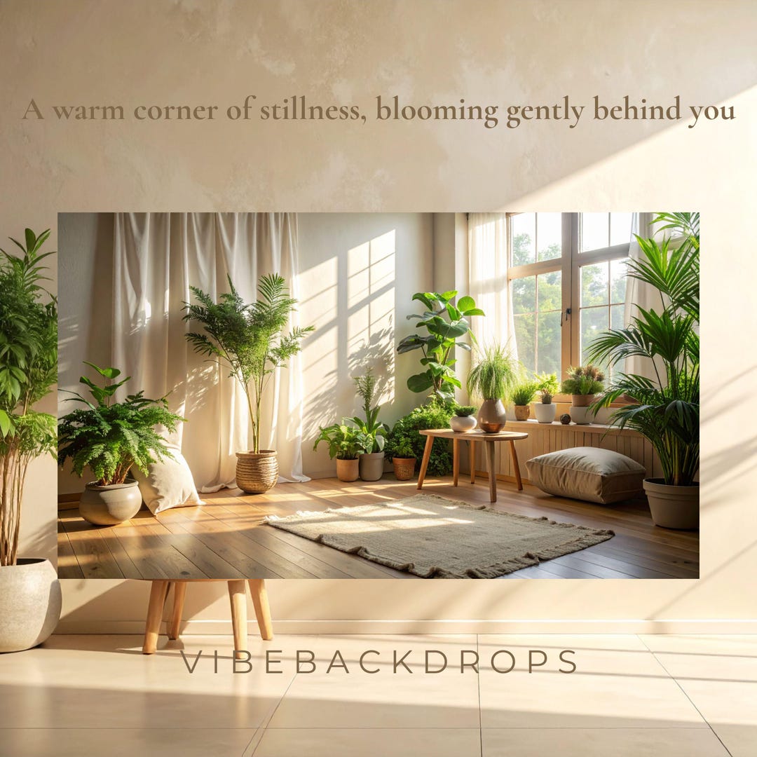 4K Virtual Background | Zen Therapist & Coach Office | Natural ...