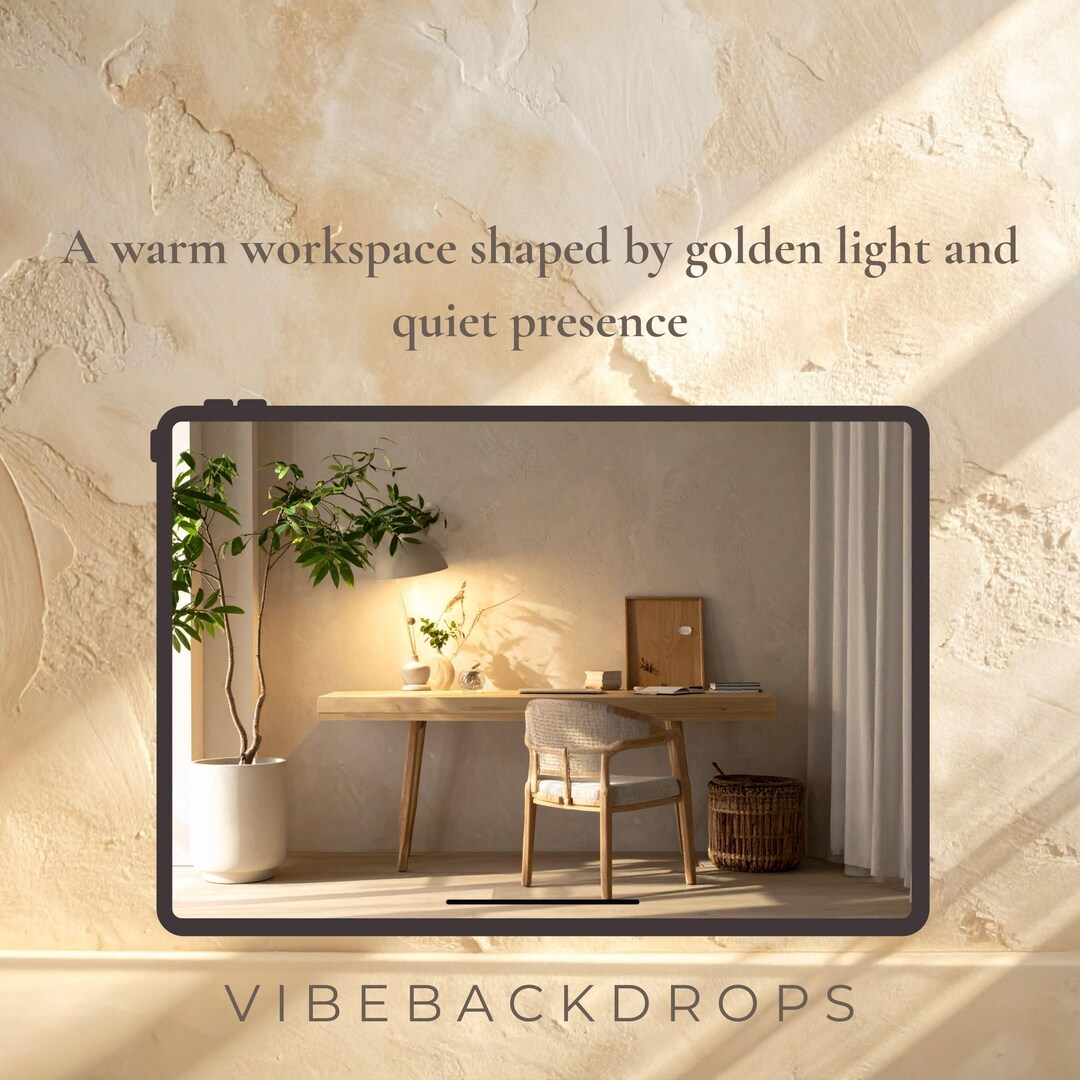 Zoom Background for Holistic Coach & Therapist, Cozy Sunlit Office ...
