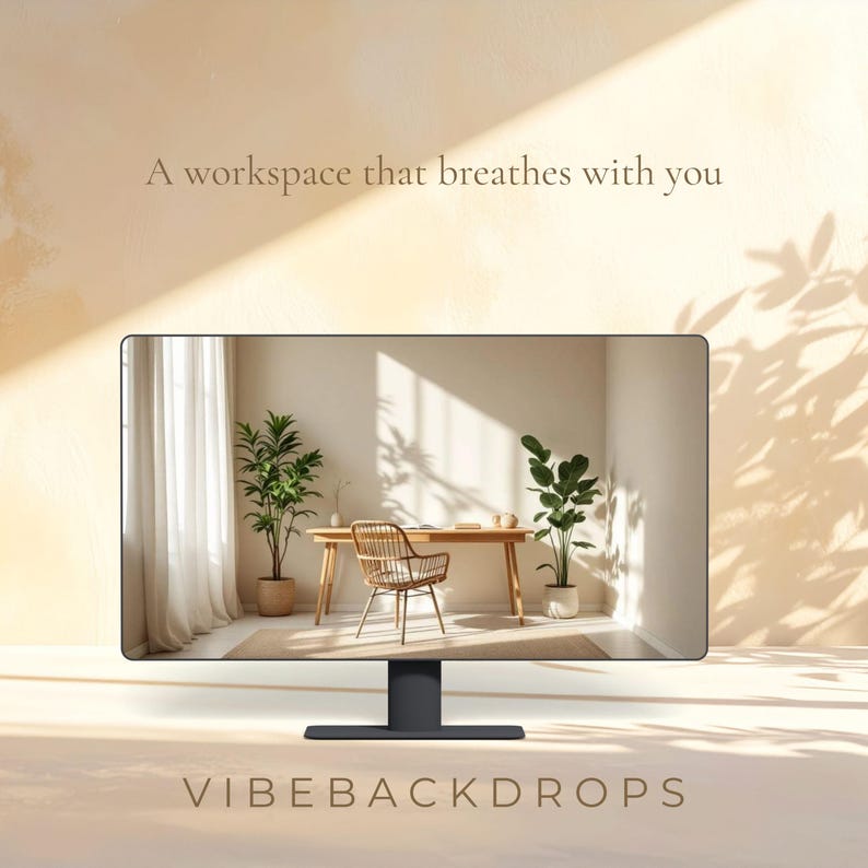 4K Virtual Background | Modern City Loft Office | Creative Studio With ...