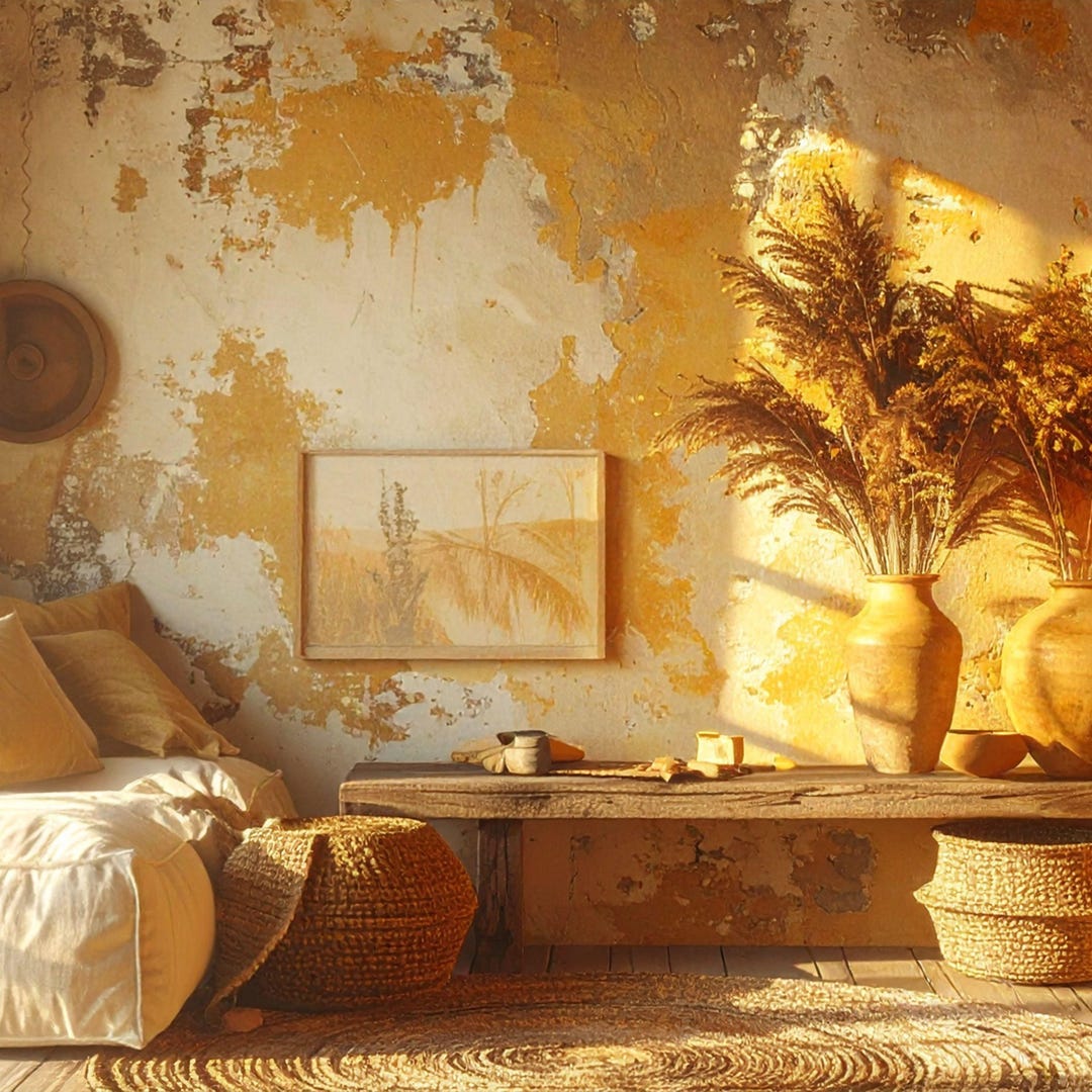 Luxury Rustic Studio Zoom Background, Sun Drenched Office for Interior ...