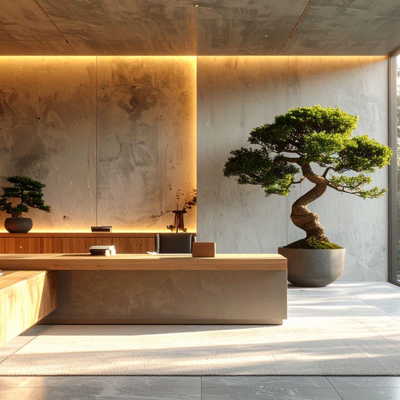 Japandi Therapy Office Zoom Background | 4K Serene Consultation Space ...