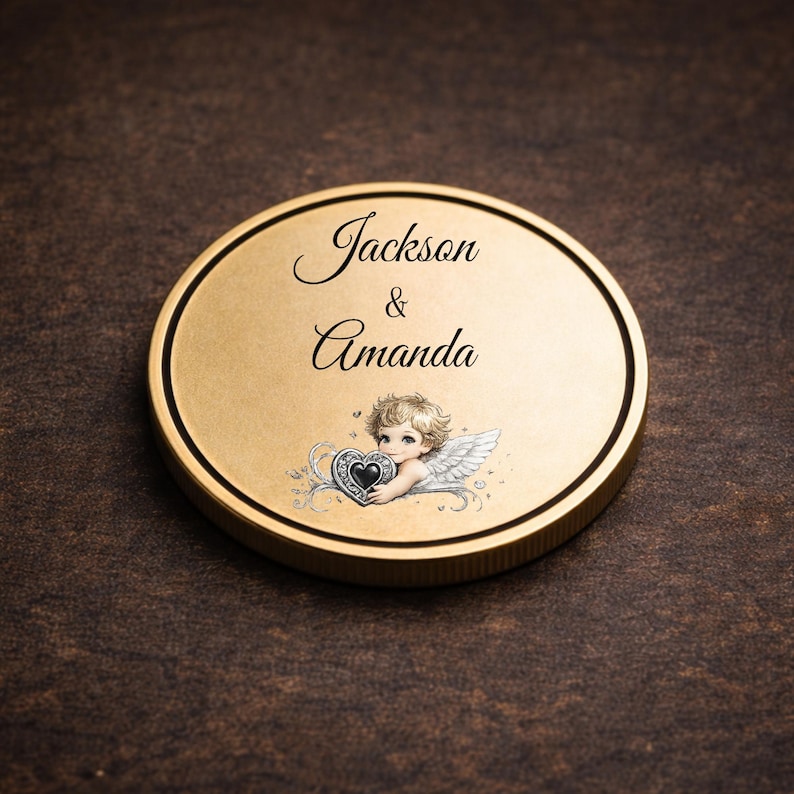 Personalized Flip Coin for Couples & Families: Coin With Names, Gift ...