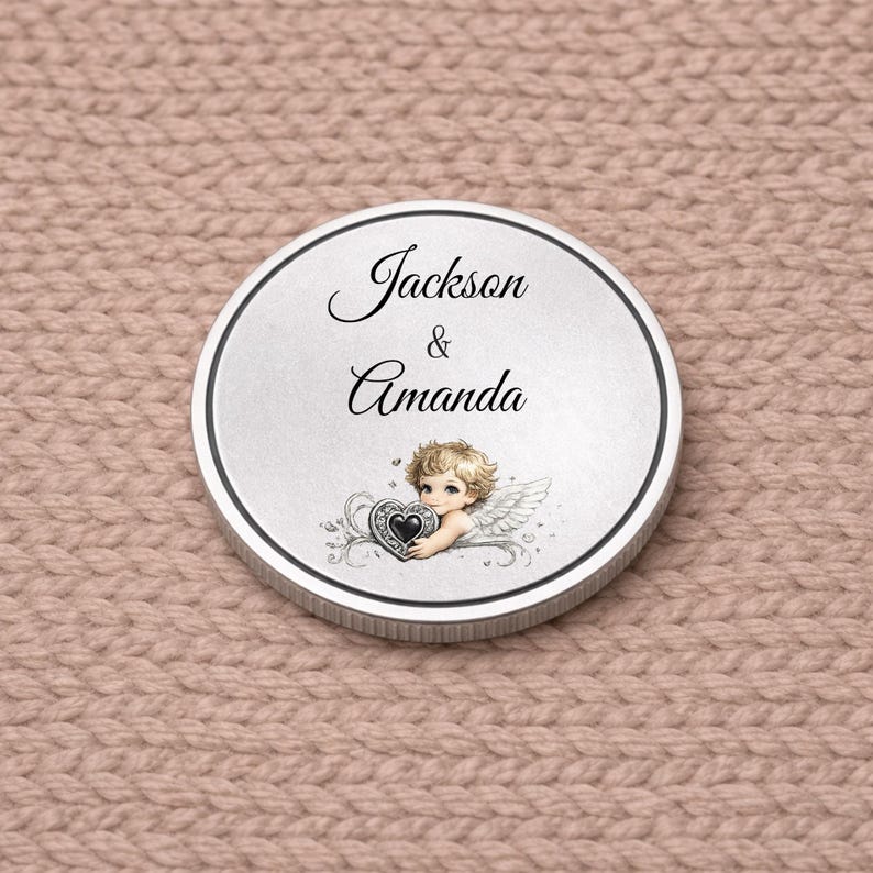 Personalized Flip Coin for Couples & Families: Coin With Names, Gift ...