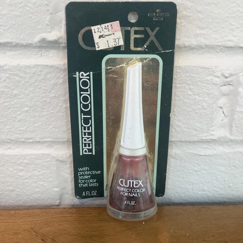 READ Vintage Cutex Perfect Color Nail Polish 06 Cool Copper POLISH DRY ...