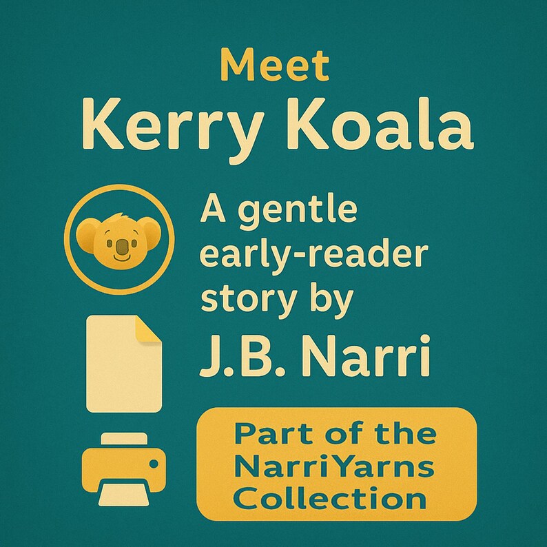 Kerry Koala | Book 1 | A4 Digital Download Picture Book | Narriyarns ...