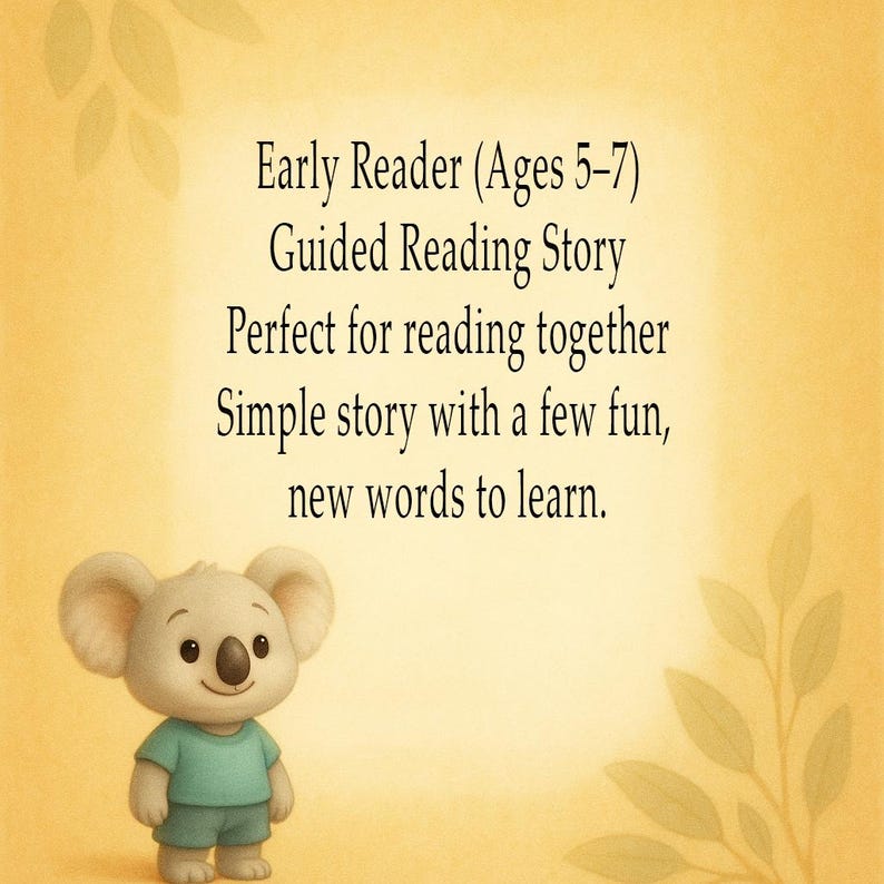 Kerry Koala Children's Book – Narriyarns Early Reader (A4 + A5 PDF ...
