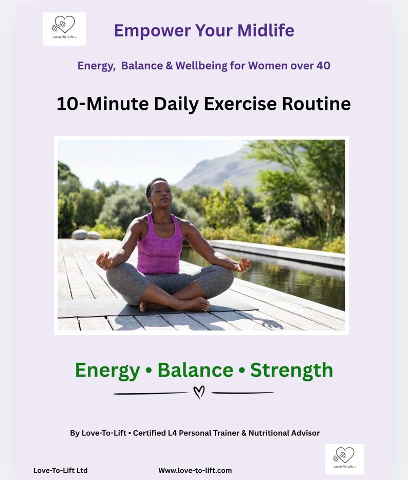 10 Minute Daily Exercise Plan for Women Over 40 | Low Impact Mobility ...