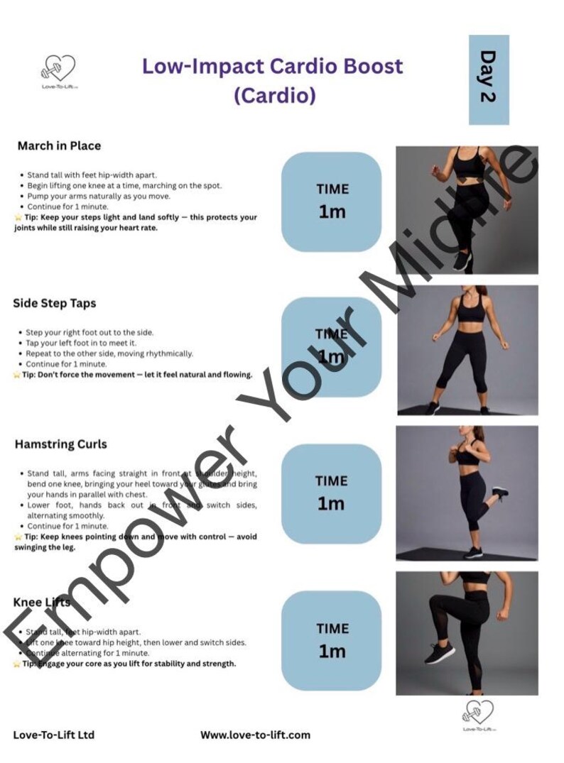 10 Minute Daily Exercise Plan for Women Over 40 | Low Impact Mobility ...